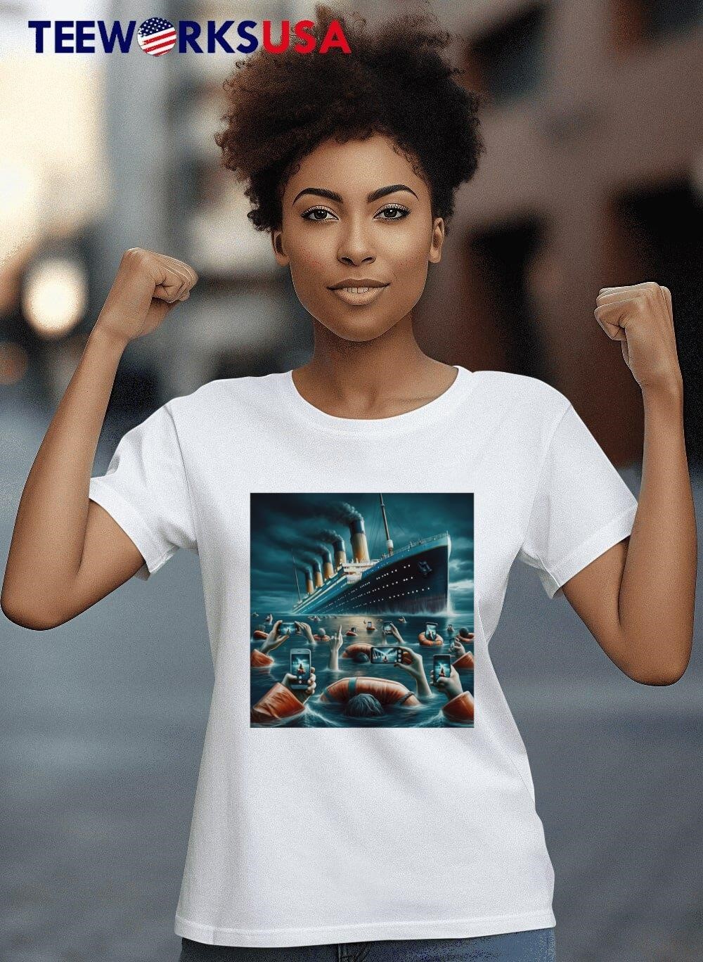 If Titanic happened in 2024 poster shirt hoodie sweater longsleeve and V neck T shirt