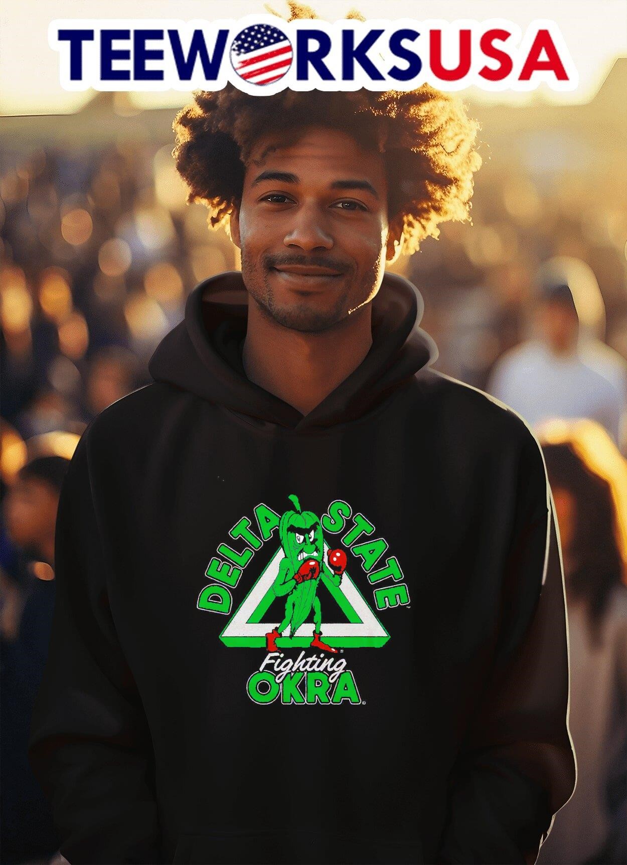 Fighting Okra Logo Delta State Fighting Okra Vintage Shirt, Hoodie,