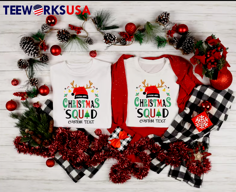 From Fan Merch to Family Reunions Christmas T Shirts for Every Event with TeeWork USA Tee Works USA