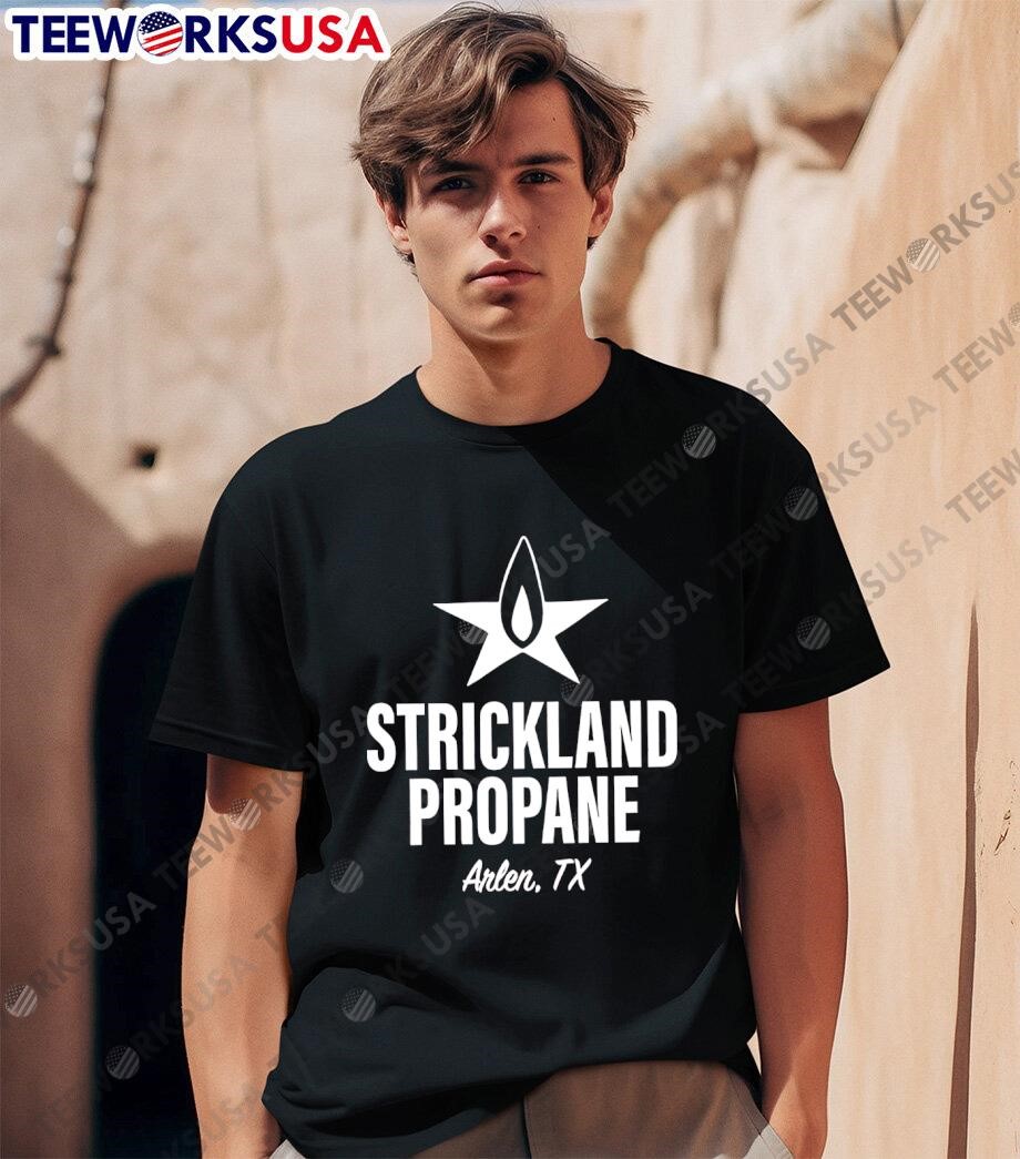 Strickland Propan Logo Geeksoutfit Strickland Propane Geek T Shirt For
