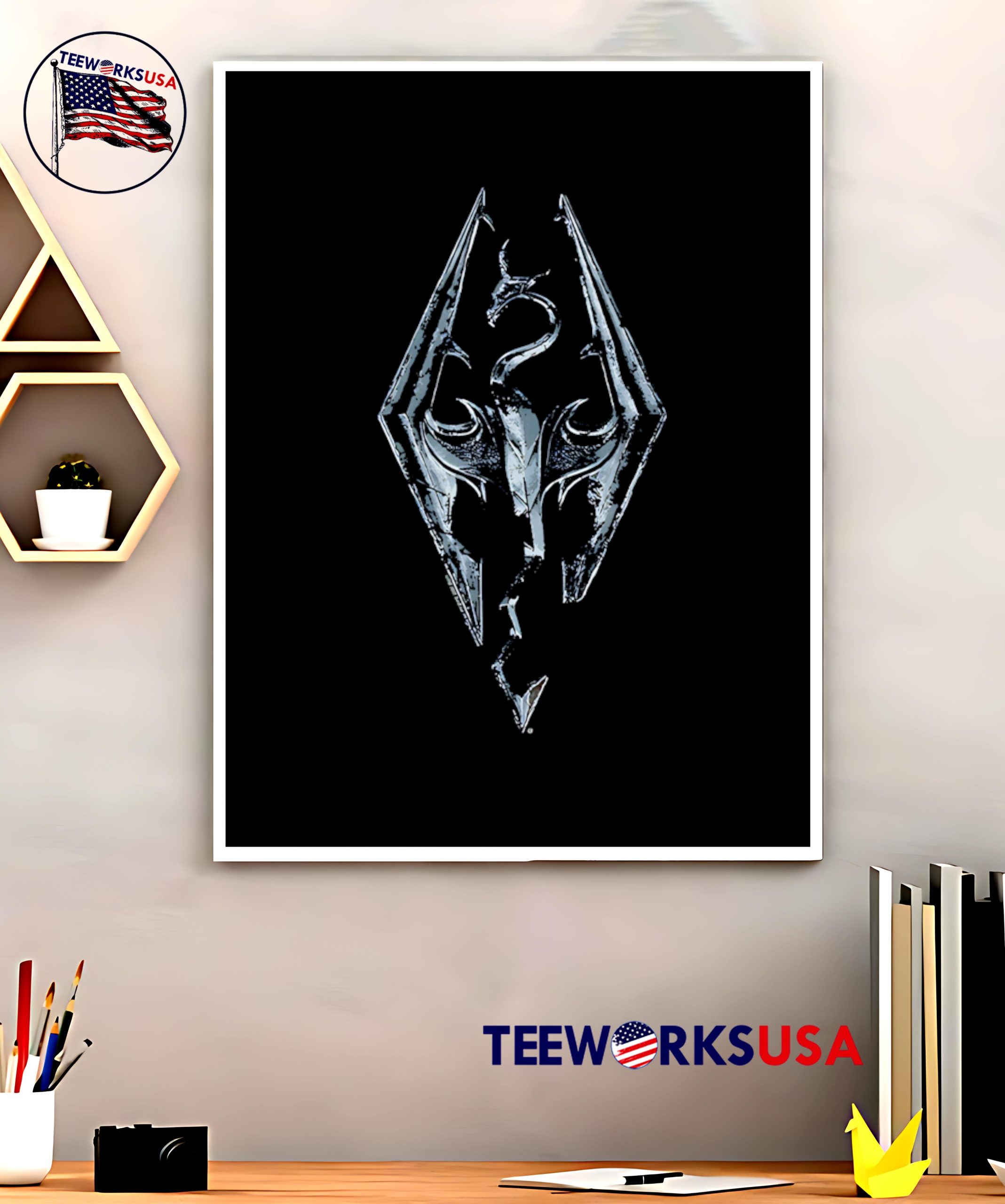 Skyrim Symbol Silhouette