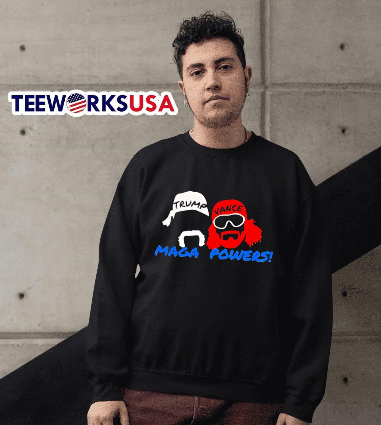 Homme Macho Hulk Hogan Maga Powers Trump Hulk Hogan Macho Man Shirt,