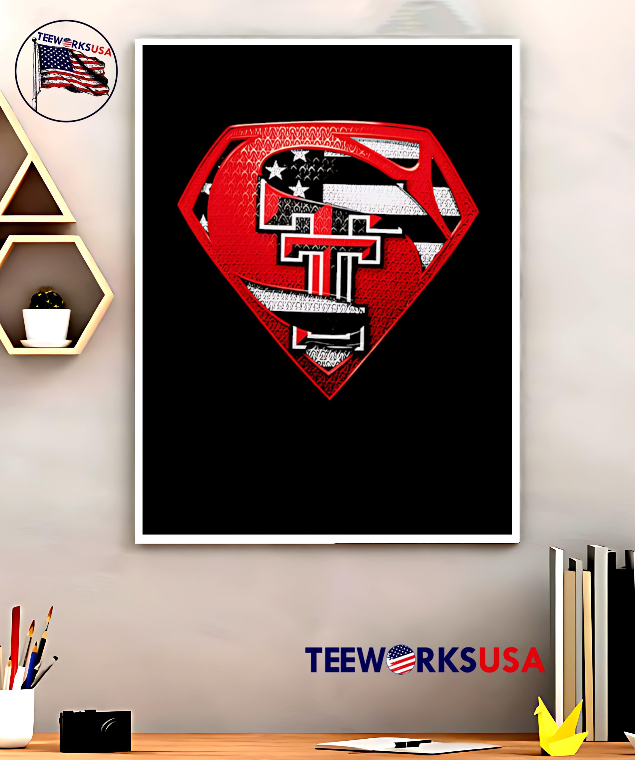 Superman Flag Logo Buy SUPERMAN American Flag USA Logo Stars Stripes