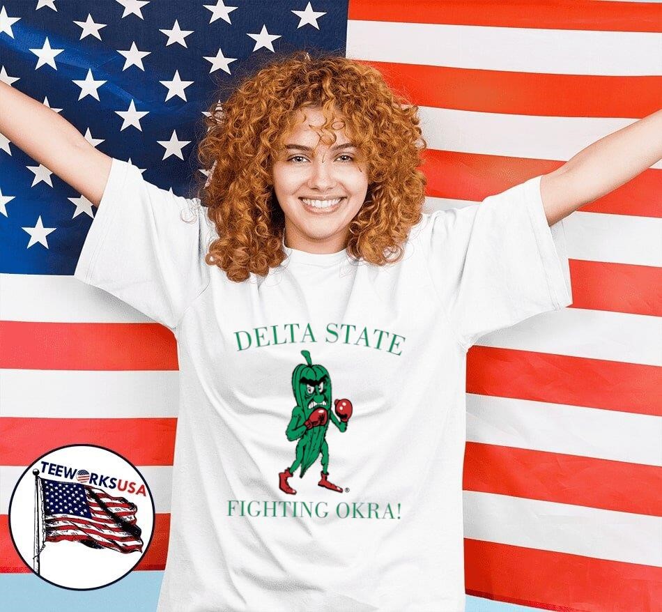 Fighting Okra Logo Delta State Fighting Okra Vintage Shirt, Hoodie,