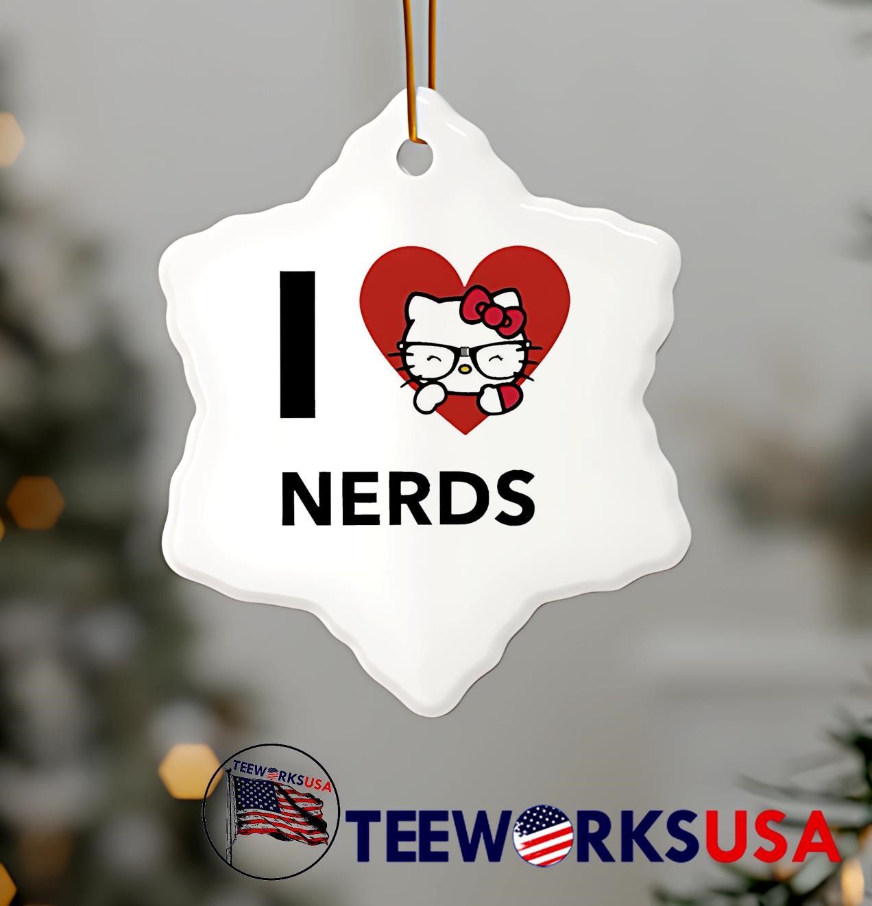 Hello Kitty I Love Nerds Logo Image Via We Heart It