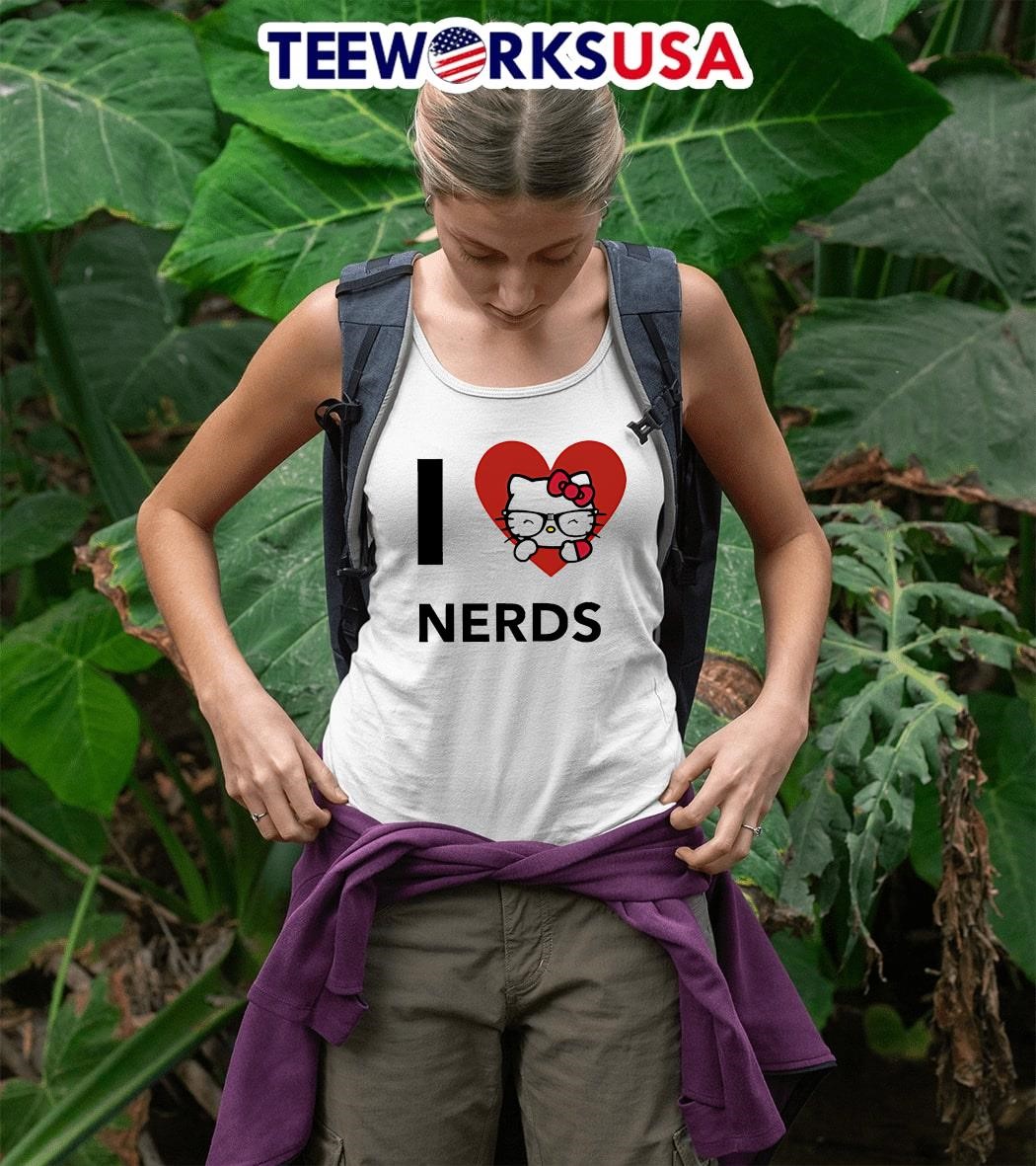 Hello Kitty I Love Nerds Logo Image Via We Heart It