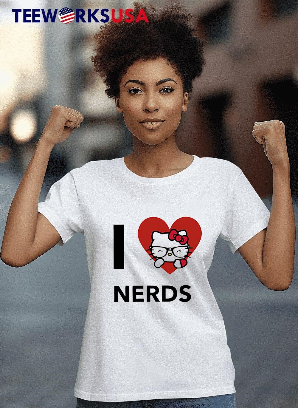 Hello Kitty I Love Nerds Logo Image Via We Heart It