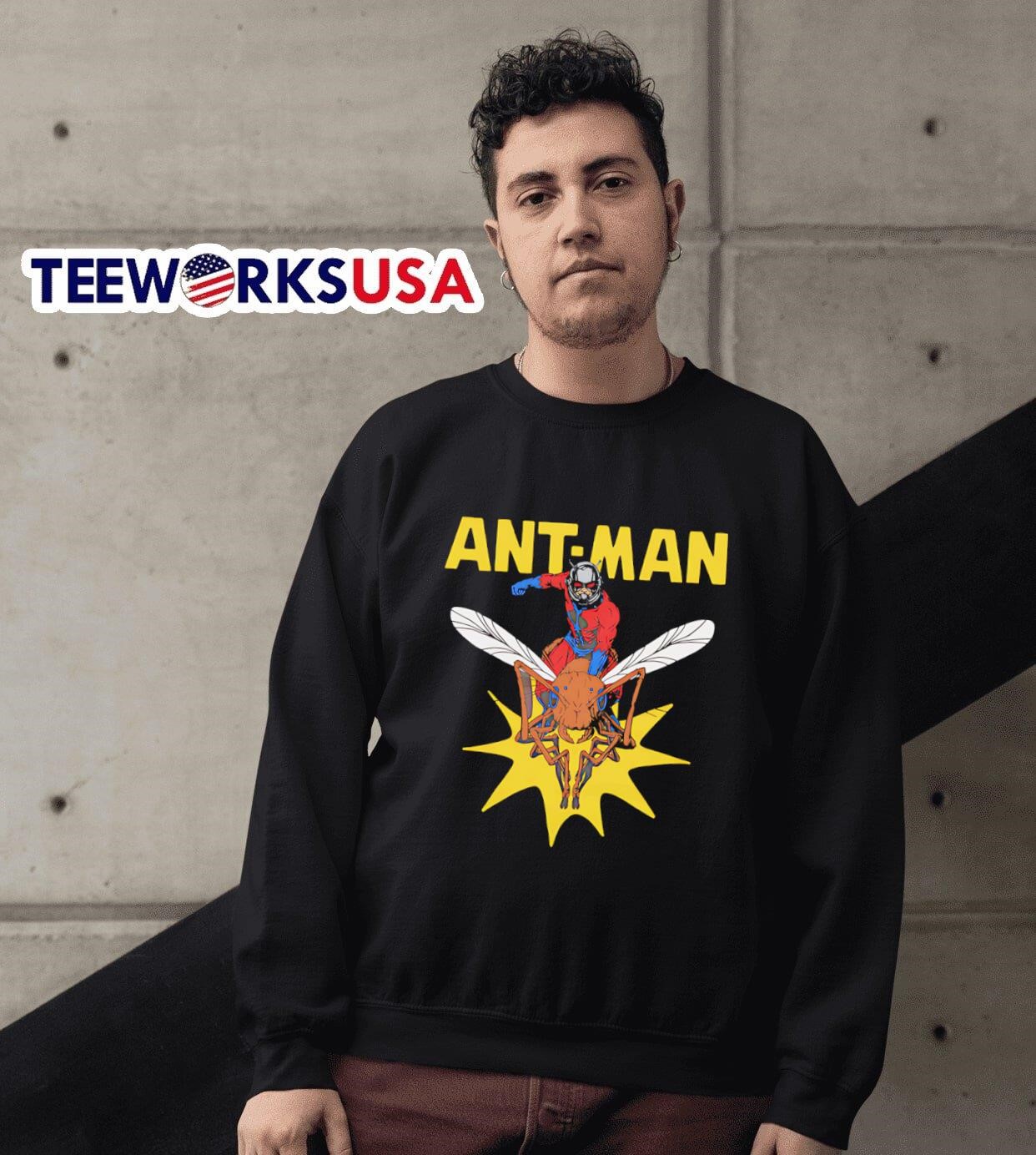 Ant Man Shirt Logo Marvel Ant Man And The Wasp: Quantumania Hero Duo